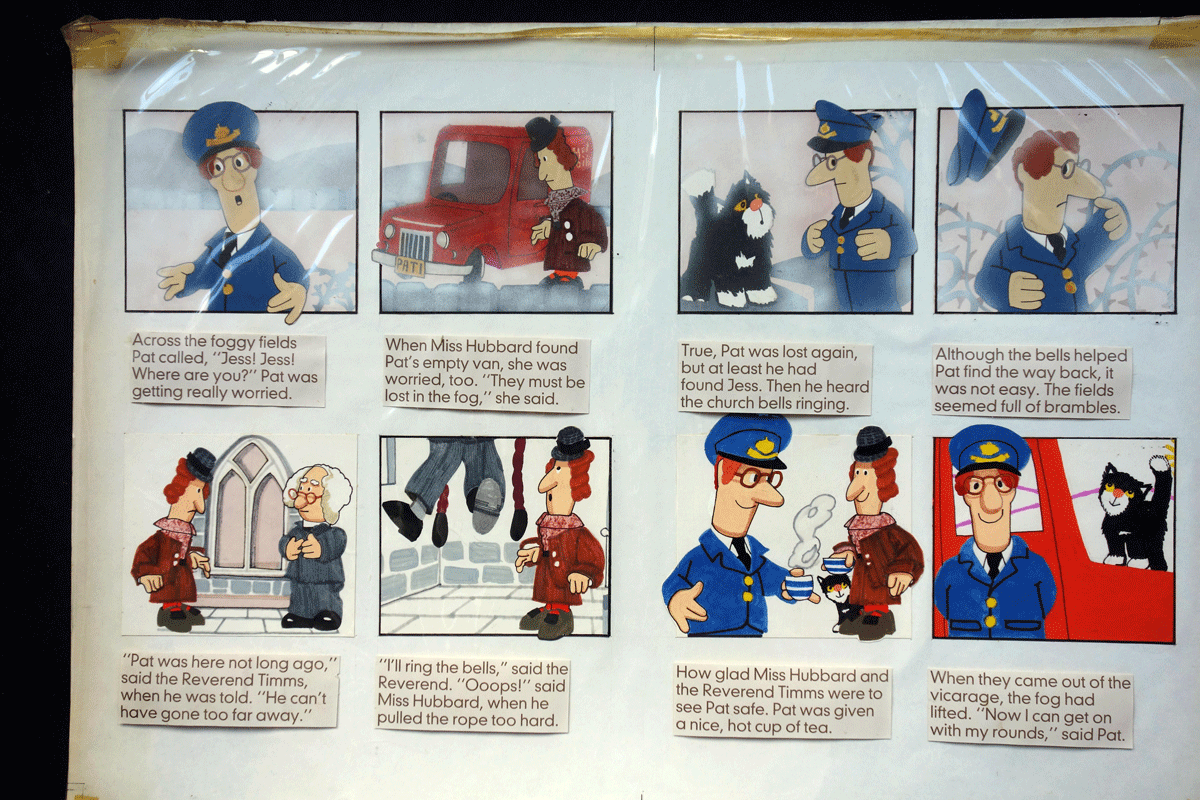 Postman Pat original comic Illustrations Joan Hickson 'Fog' sheets 198 ...